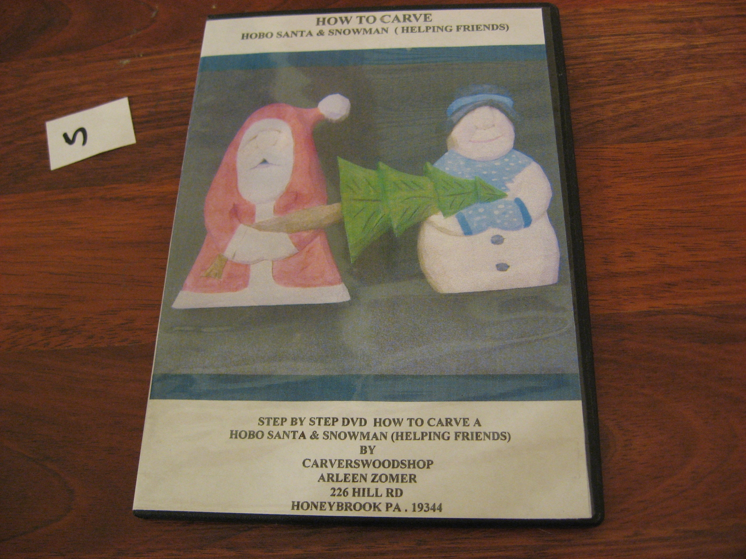 #5 hobo santa and snowman ( friends ) dvd | carverswoodshop arleen zomer